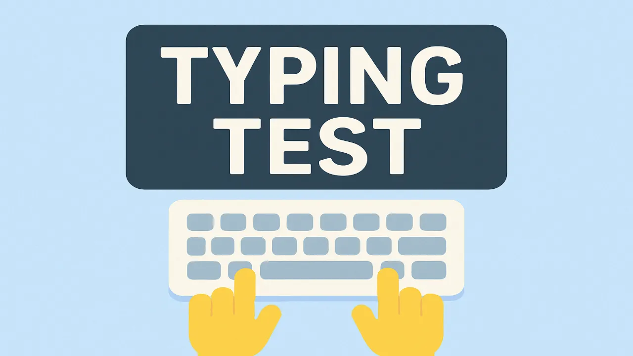10 Minute Typing Test Practice